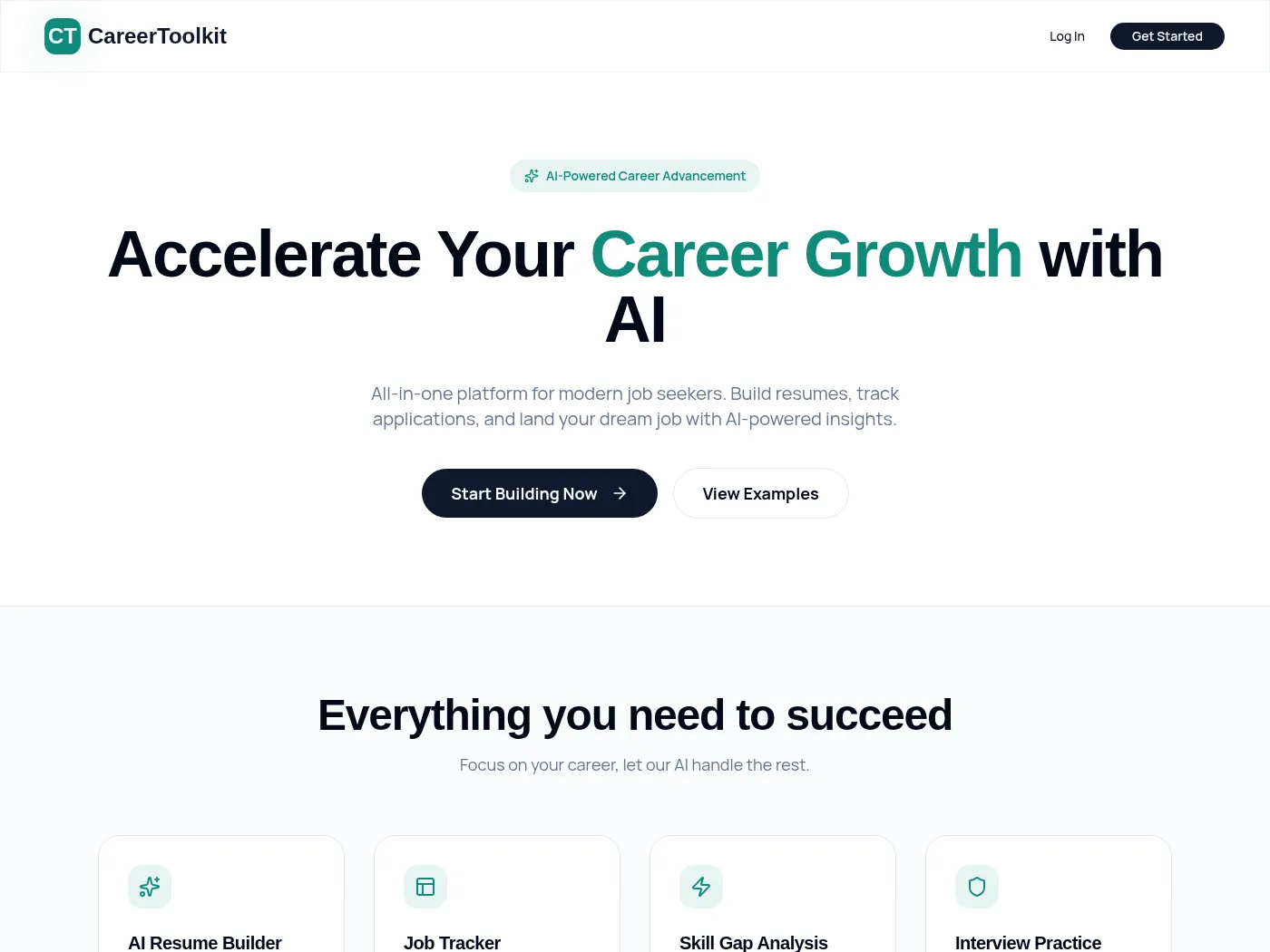 Career Toolkit SaaS