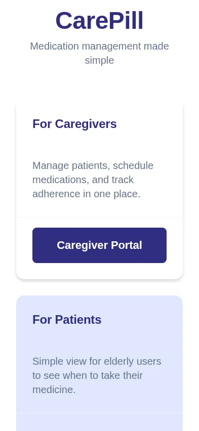 CarePill Medication Reminder