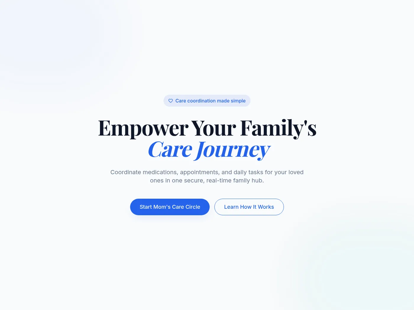 CareSync Family Care Platform