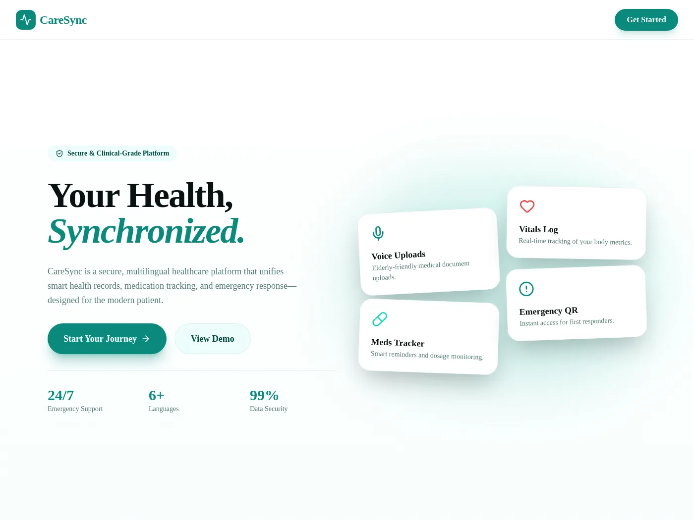 CareSync Health Platform