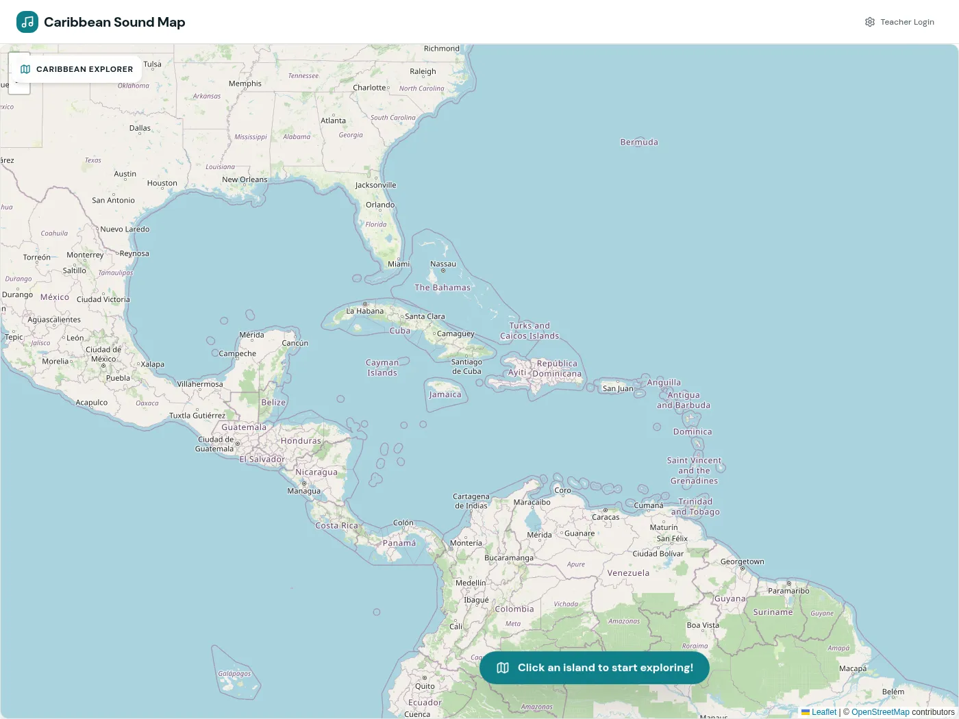 Caribbean Sound Map
