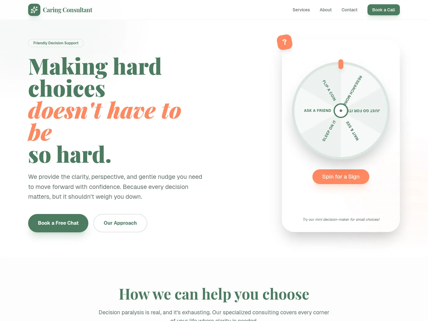 Caring Consultant Site