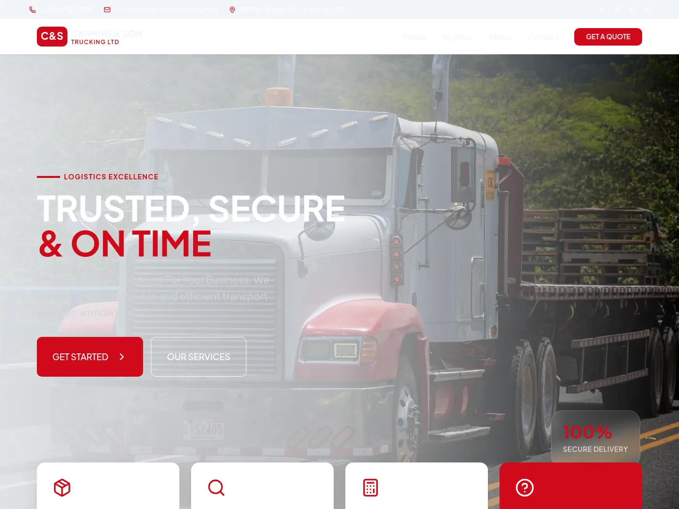 Carmine & Son Logistics Site