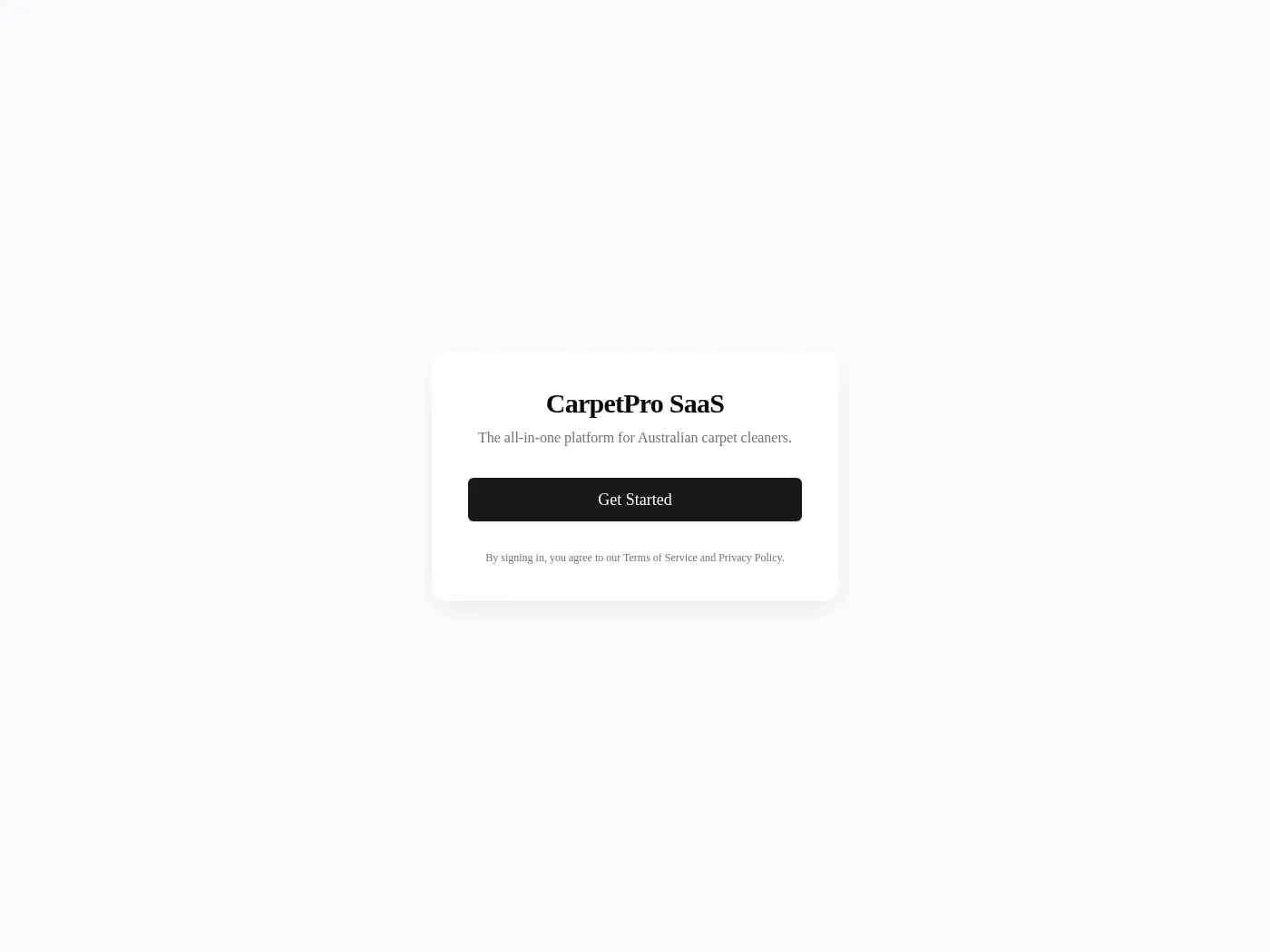 CarpetPro SaaS Marketplace