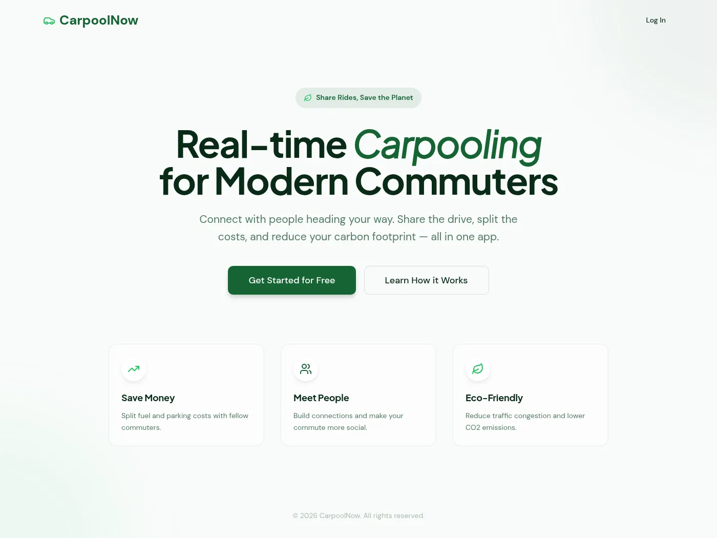 CarpoolNow Ride App