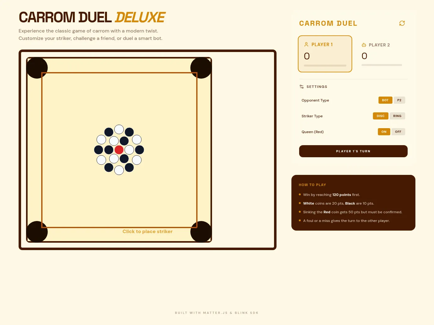 Carrom Duel Deluxe
