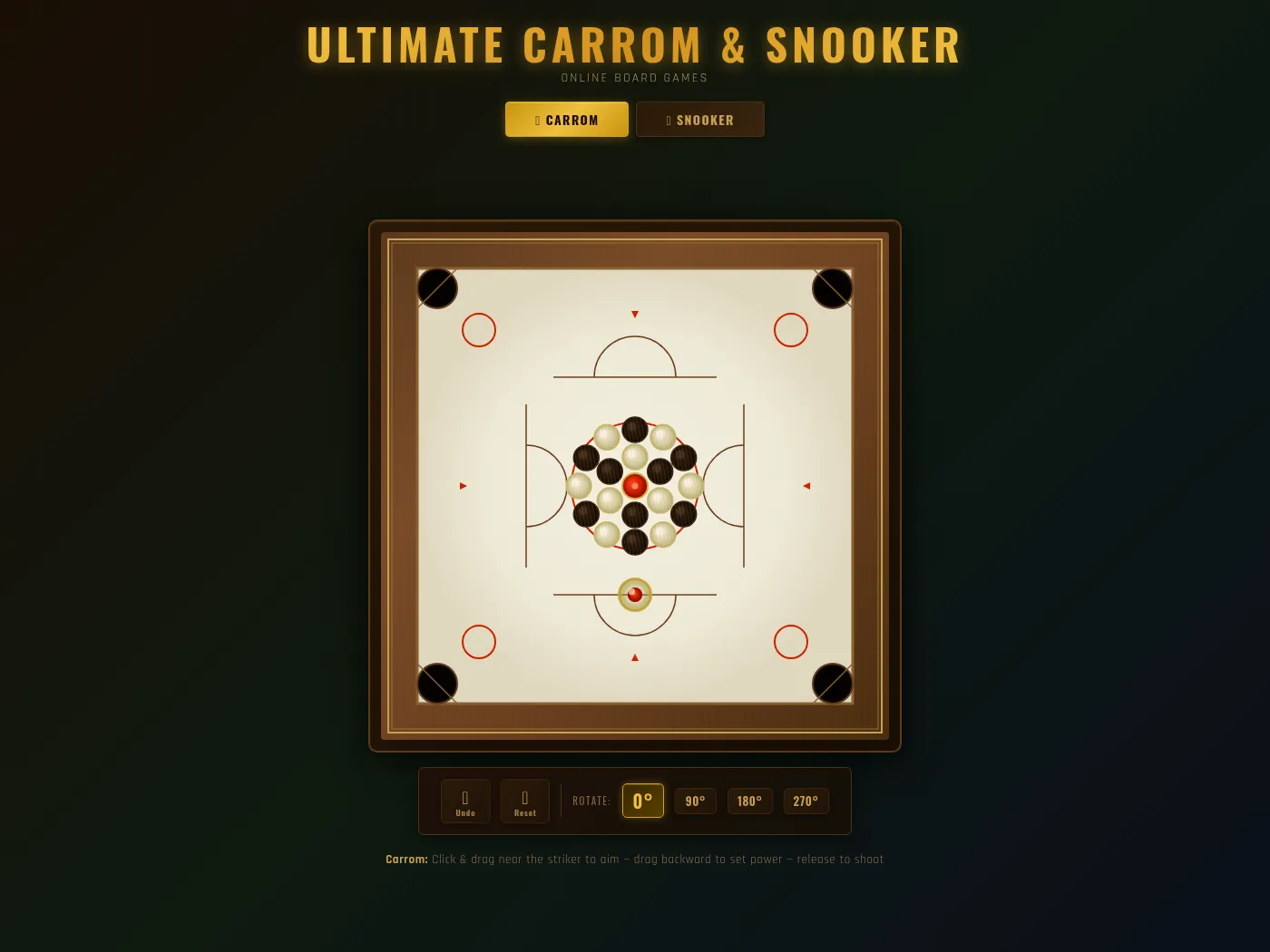 Ultimate Carrom & Snooker