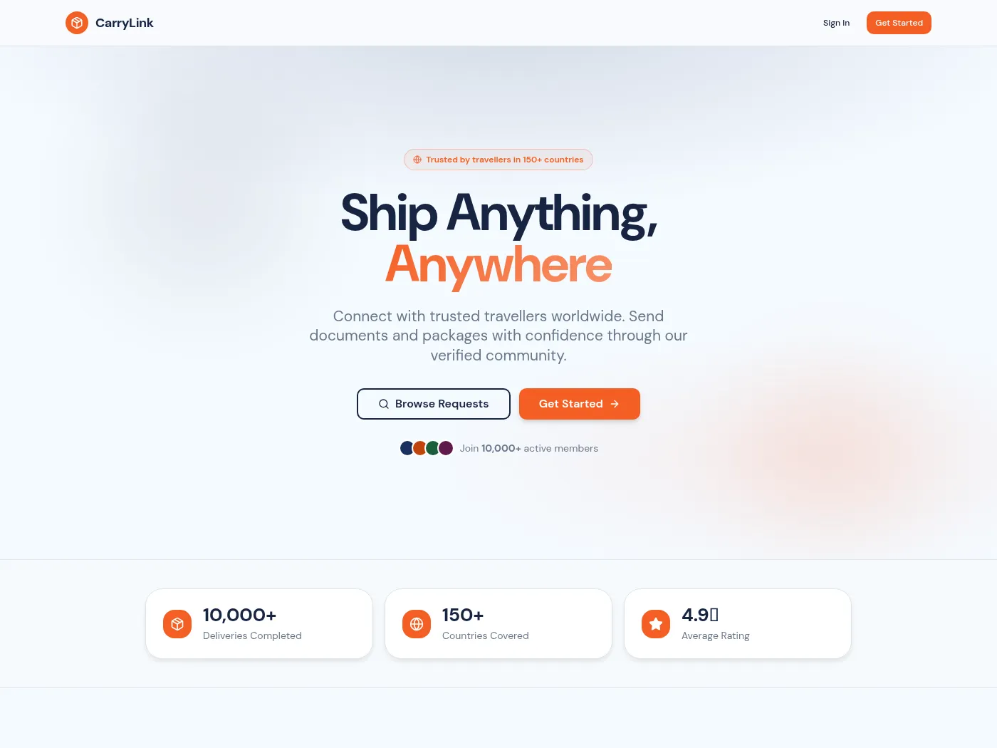 CarryLink Marketplace MVP