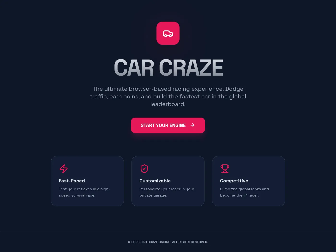 Car Craze Game