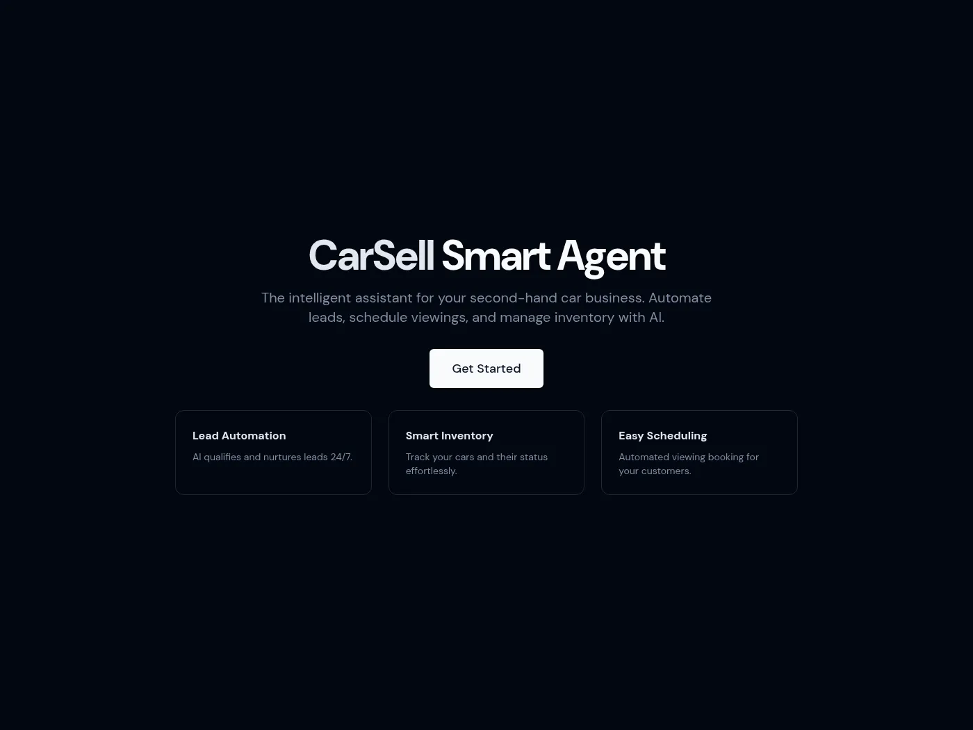 CarSell Smart Agent