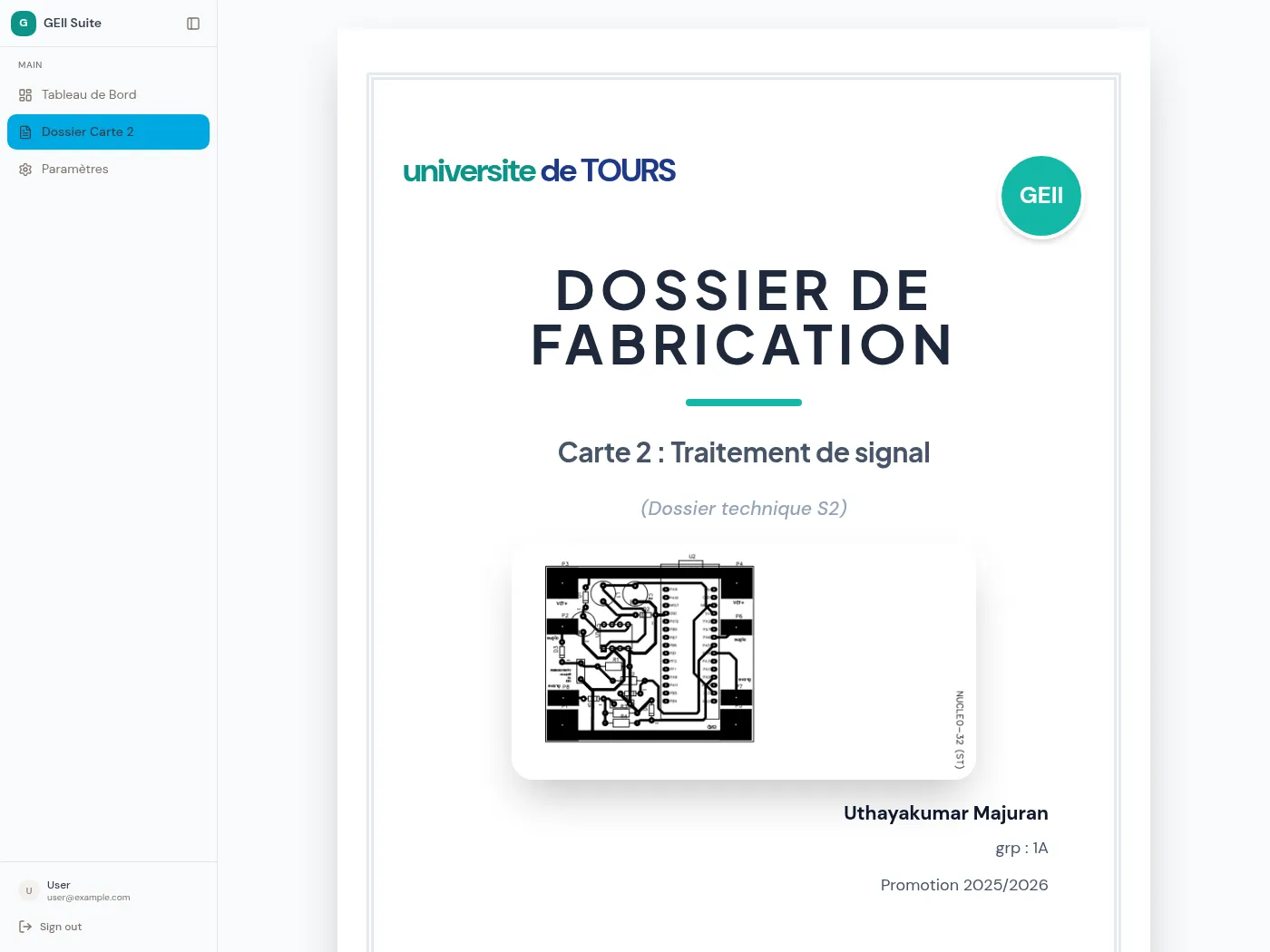 Carte 2 Fabrication Suite