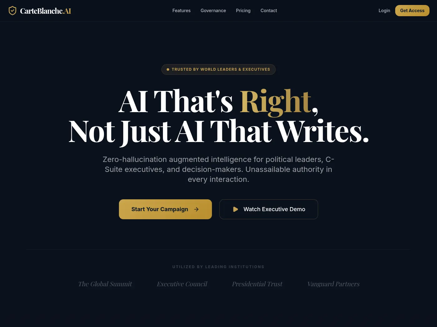 CarteBlanche.AI Premium Theme