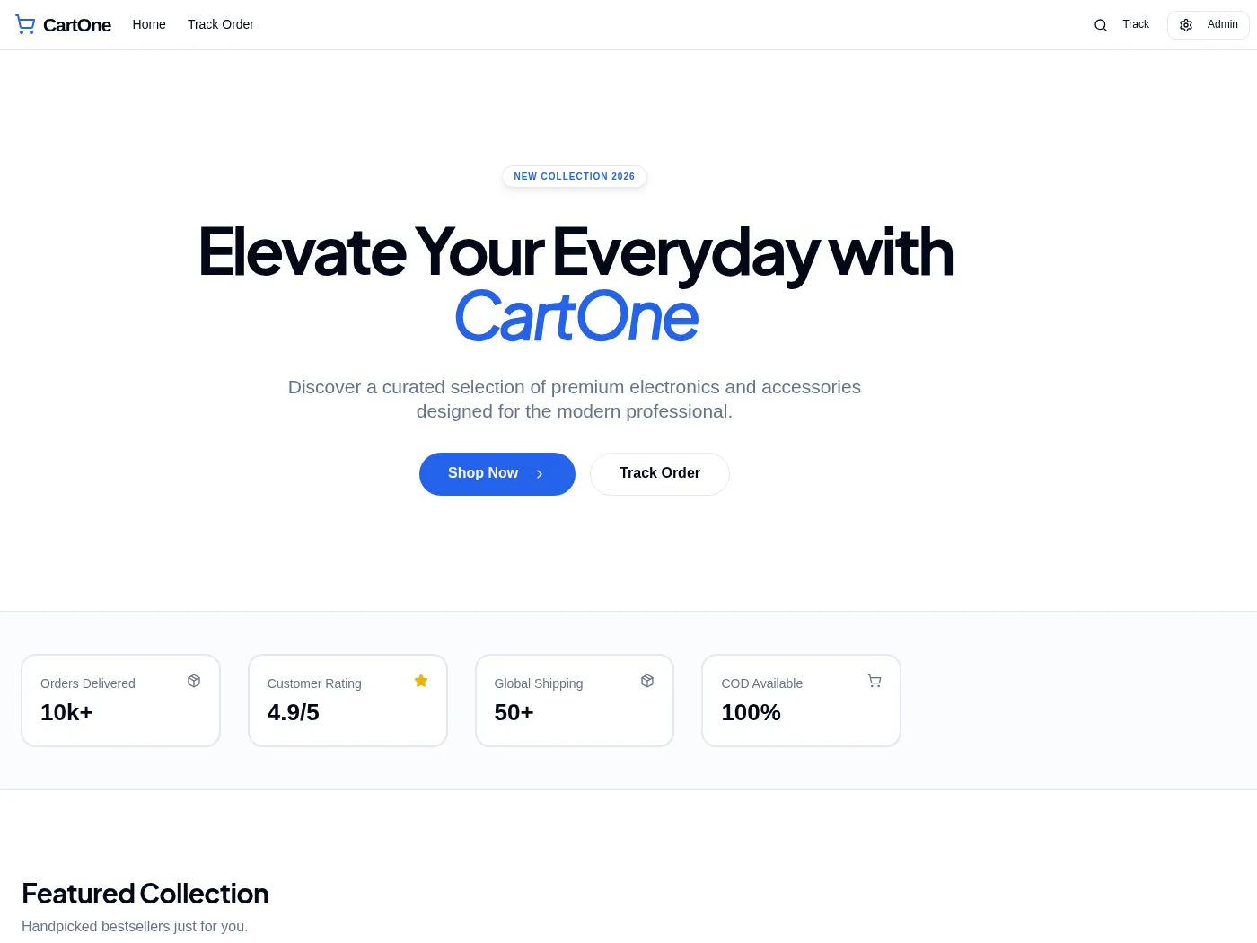 CartOne Shop Suite