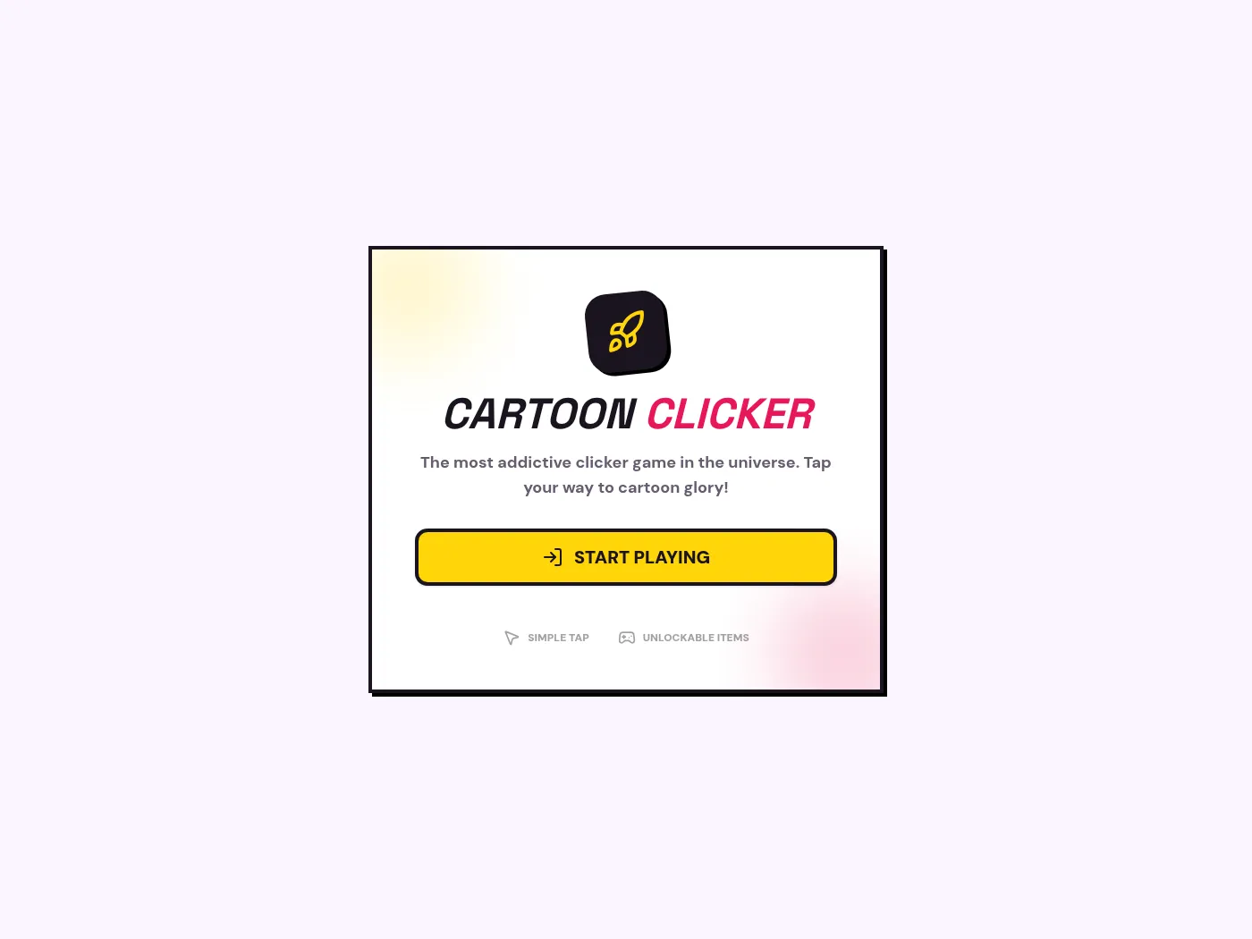 Cartoon Clicker Game