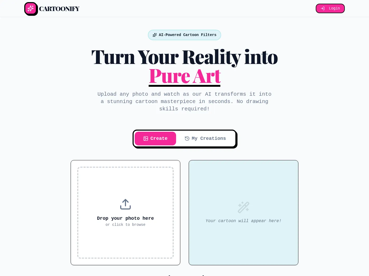 Cartoonify Filters App