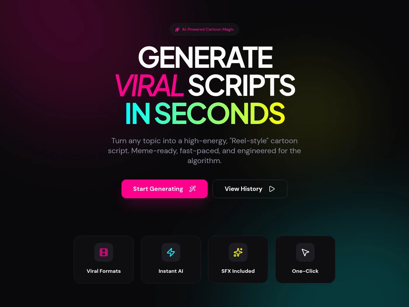 Cartoon Script Generator