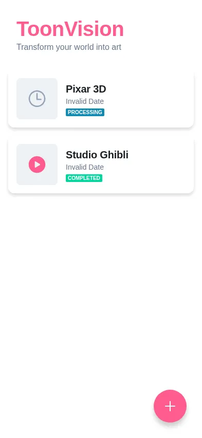 Cartoonify Video App