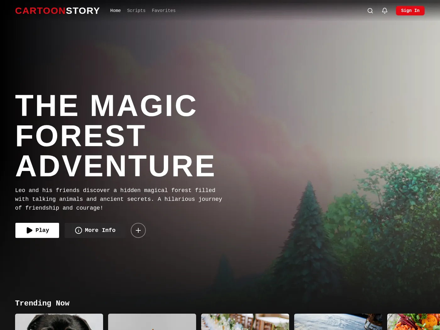 CartoonStory Stream