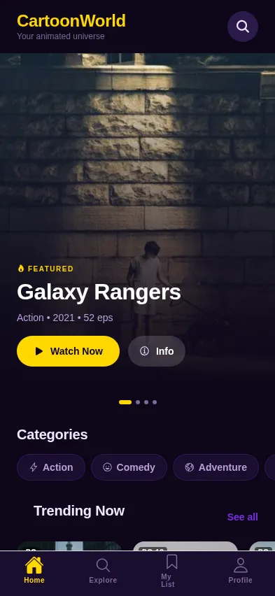 CartoonWorld App