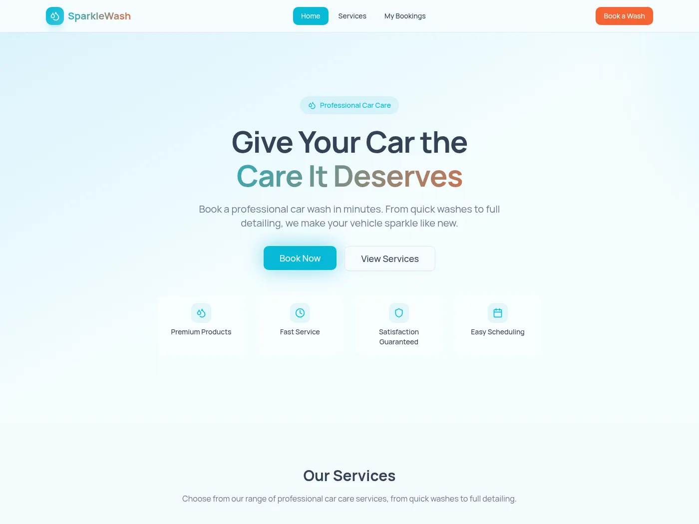 Carwash Scheduler
