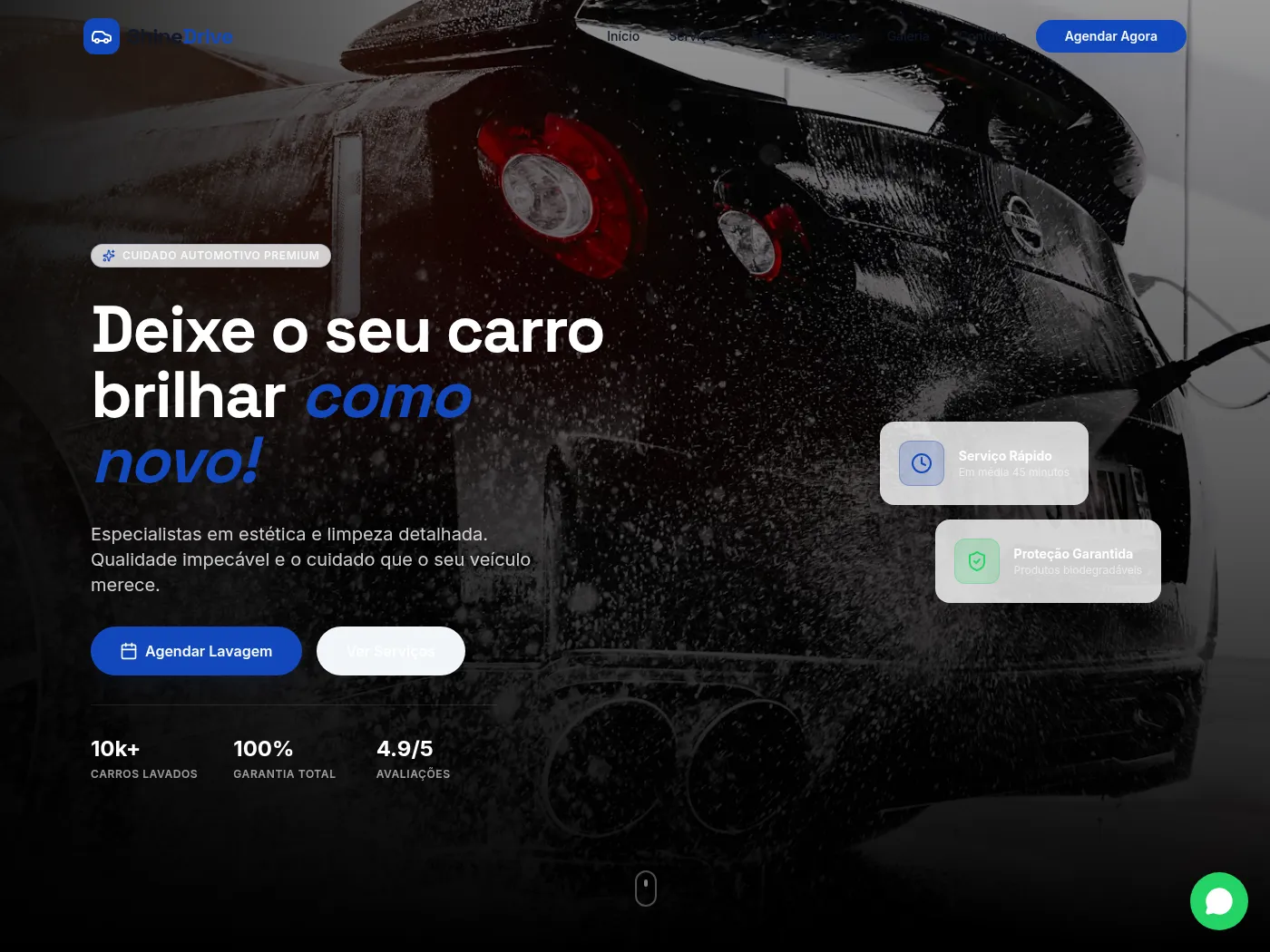 ShineDrive Car Wash Site