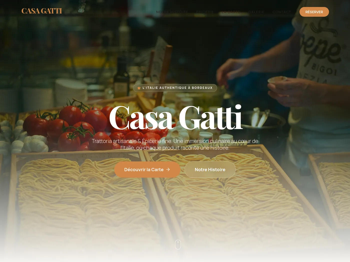 Casa Gatti Trattoria Web