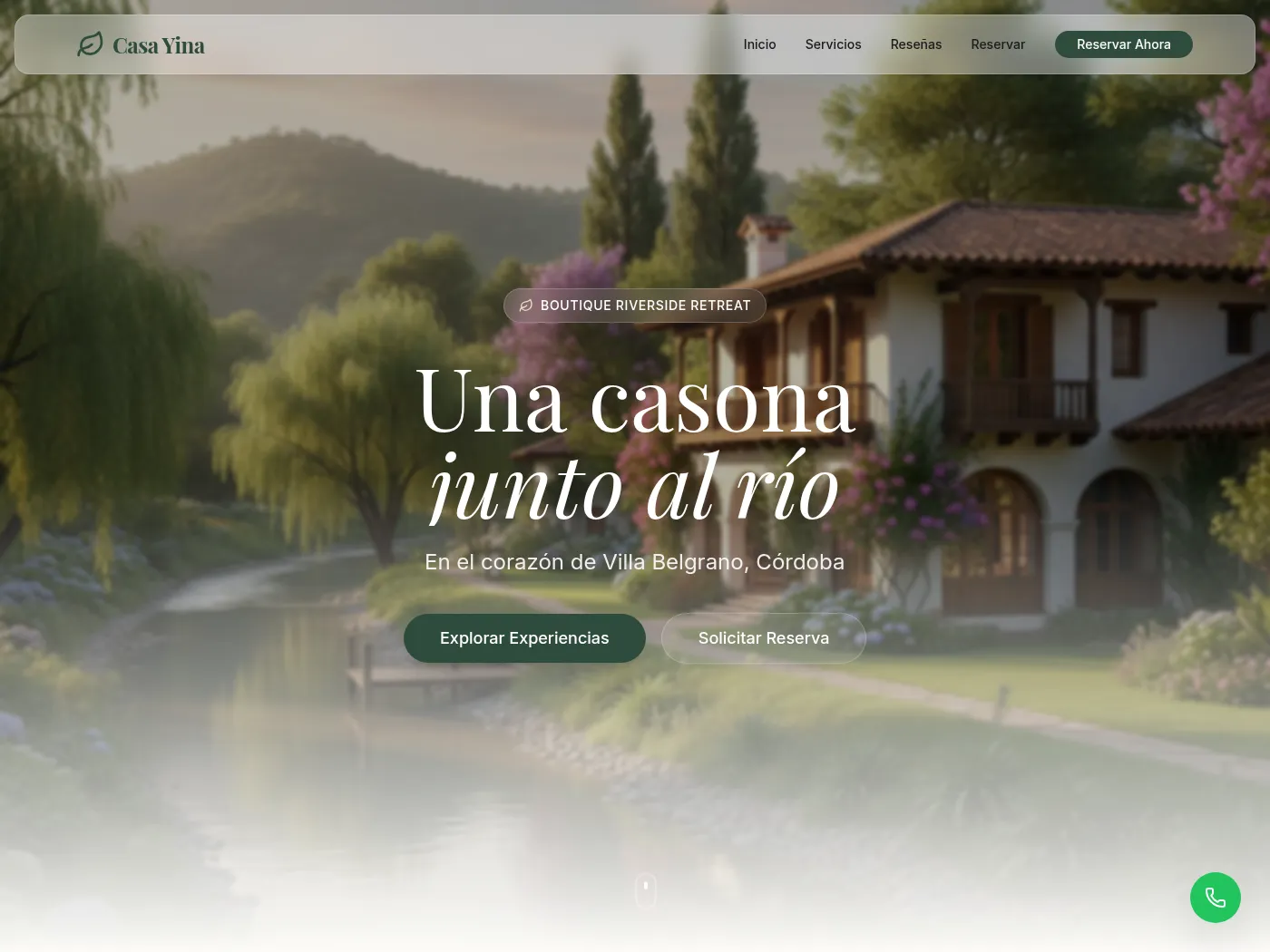 Casa Yina Riverside Retreat