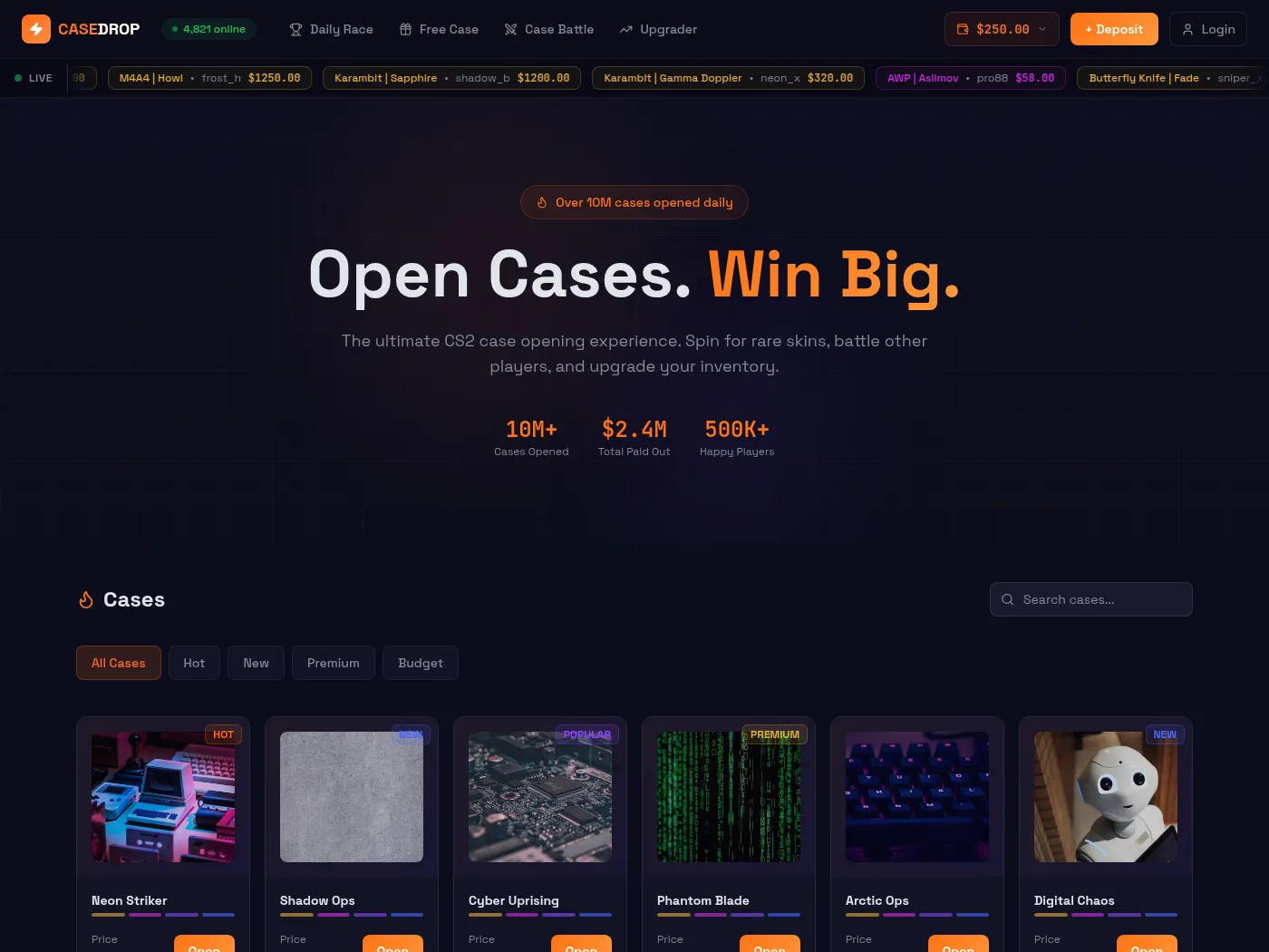 Mystery Case Drop