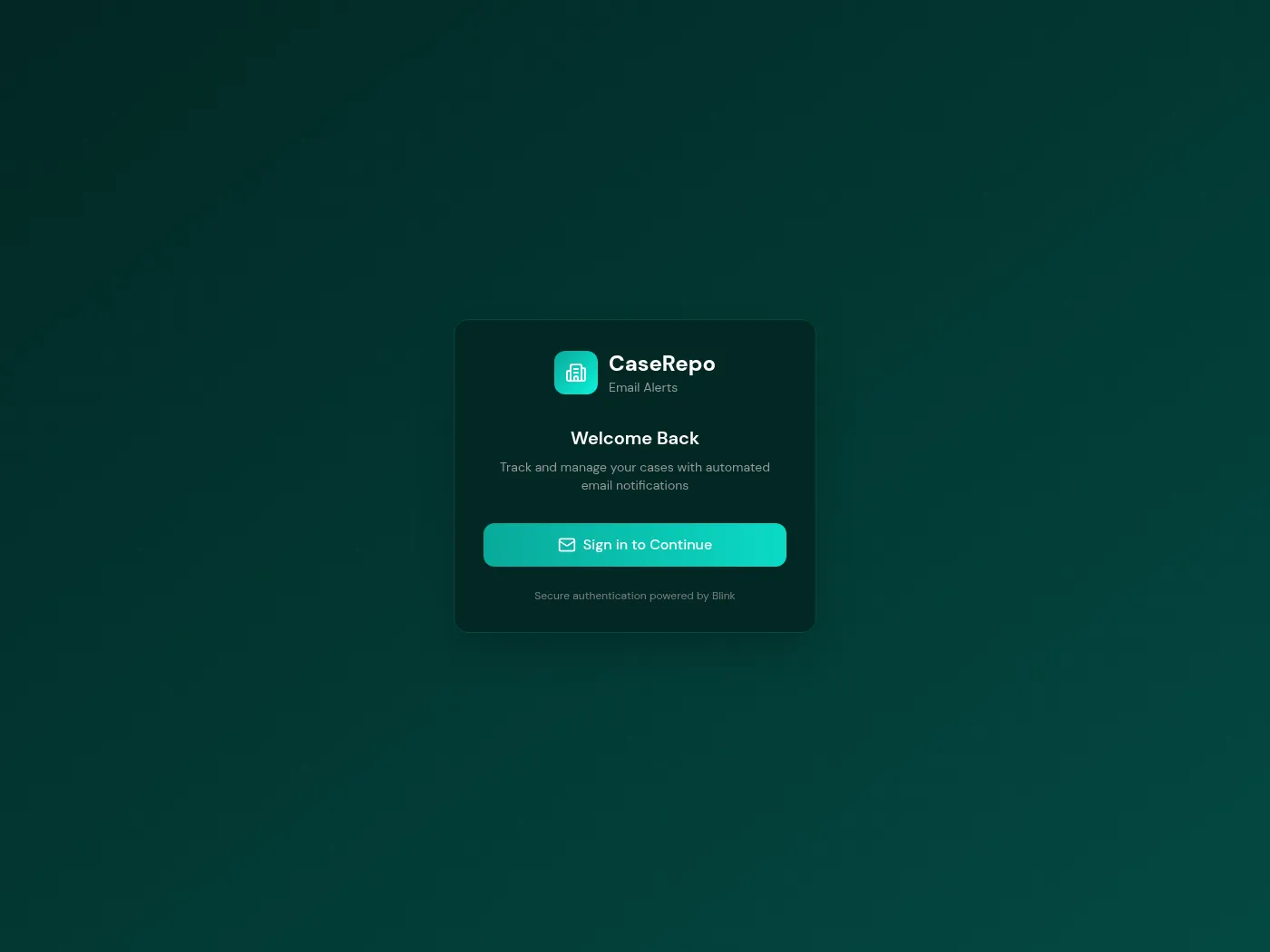 CaseRepo Email Alerts