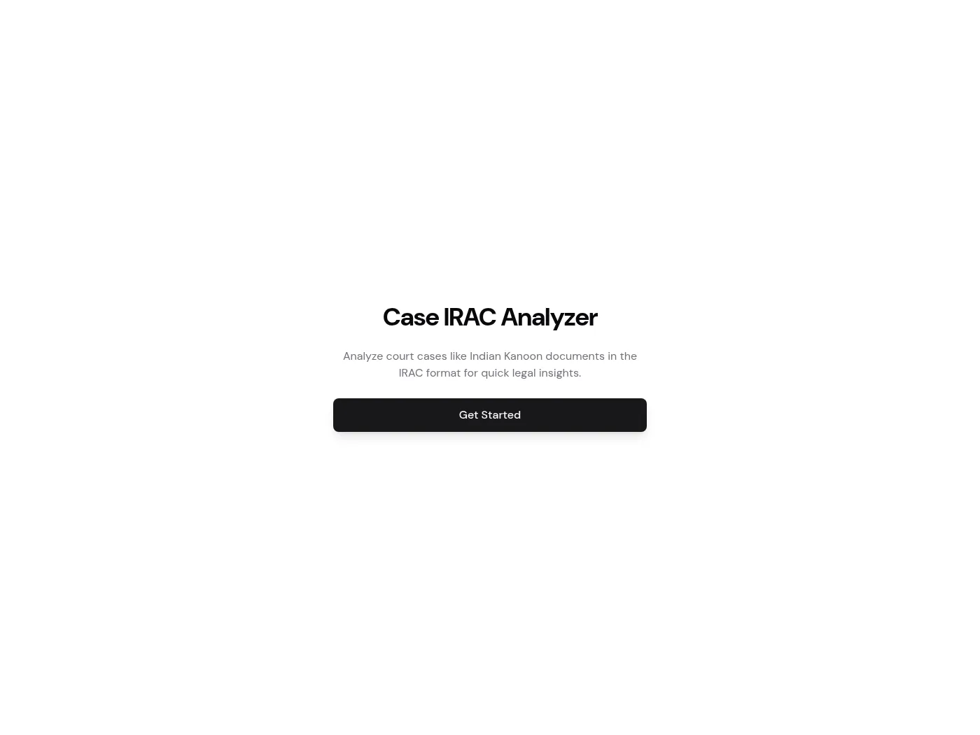 Case IRAC Analyzer