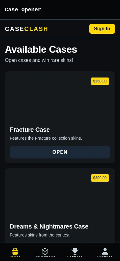 CS Style Case Opener