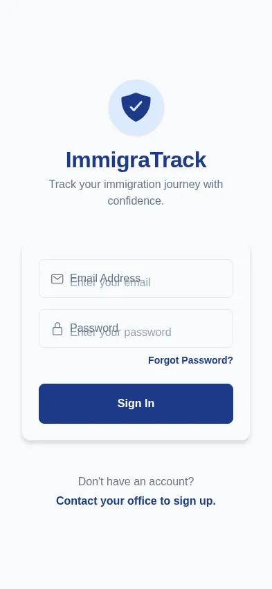 Immigration Case Tracker