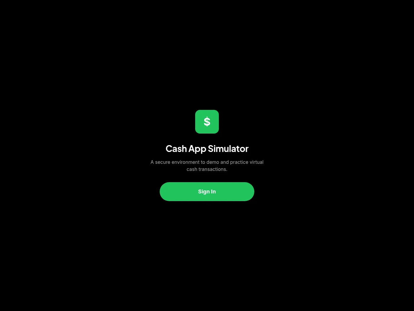 Cash App Simulator