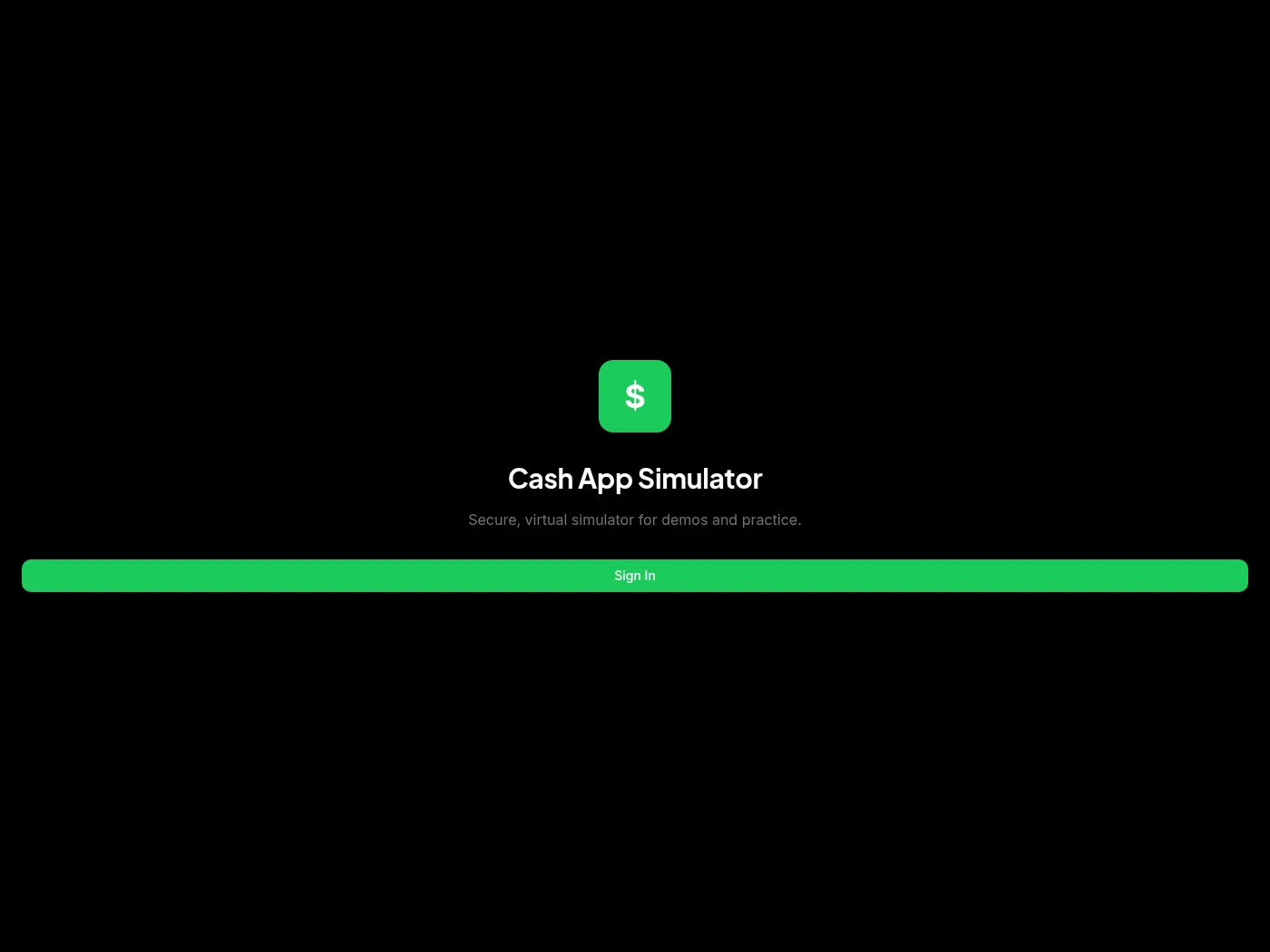 Cash App Simulator