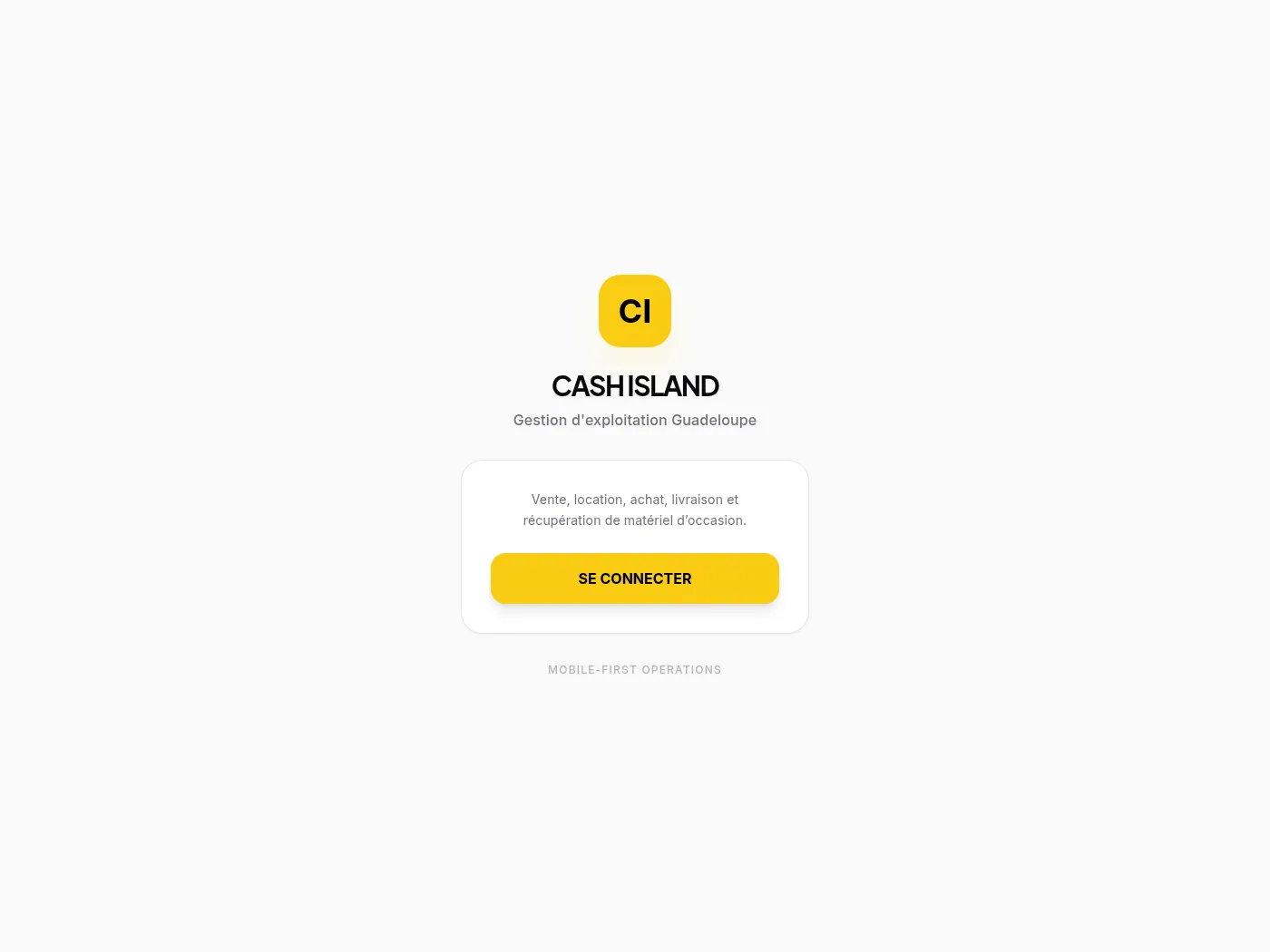 Cash Island Manager