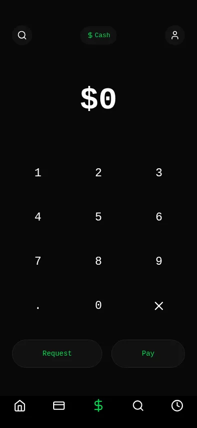 Editable CashApp Clone