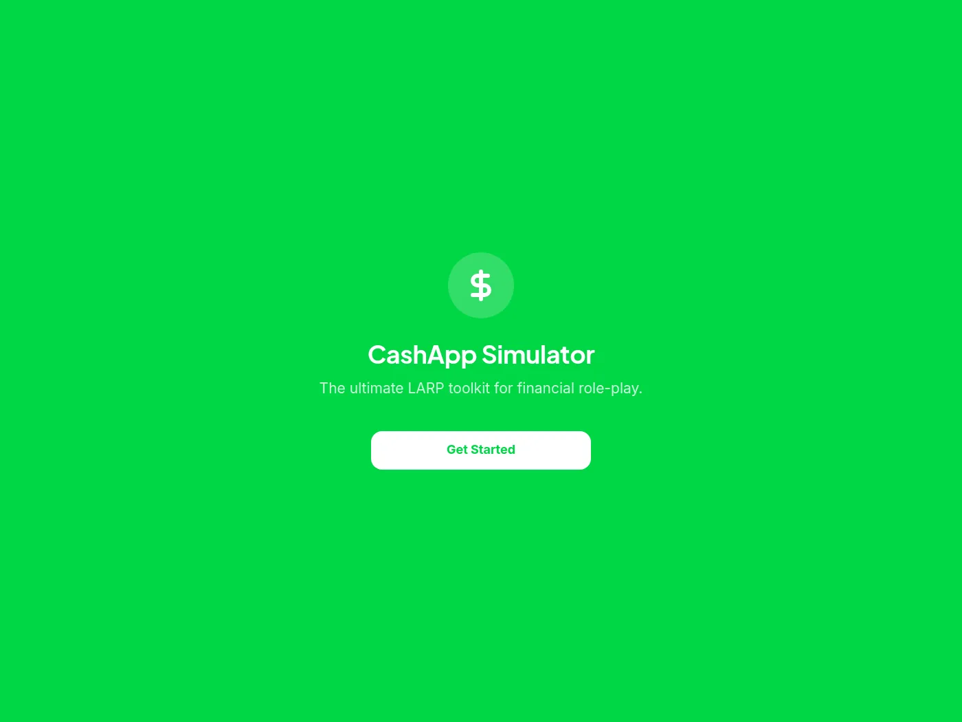 CashApp LARP Simulator