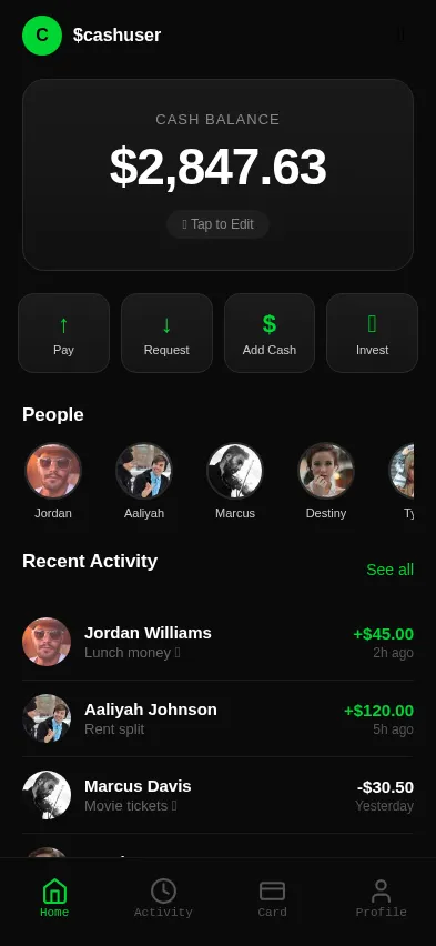 CashApp Sim Lite