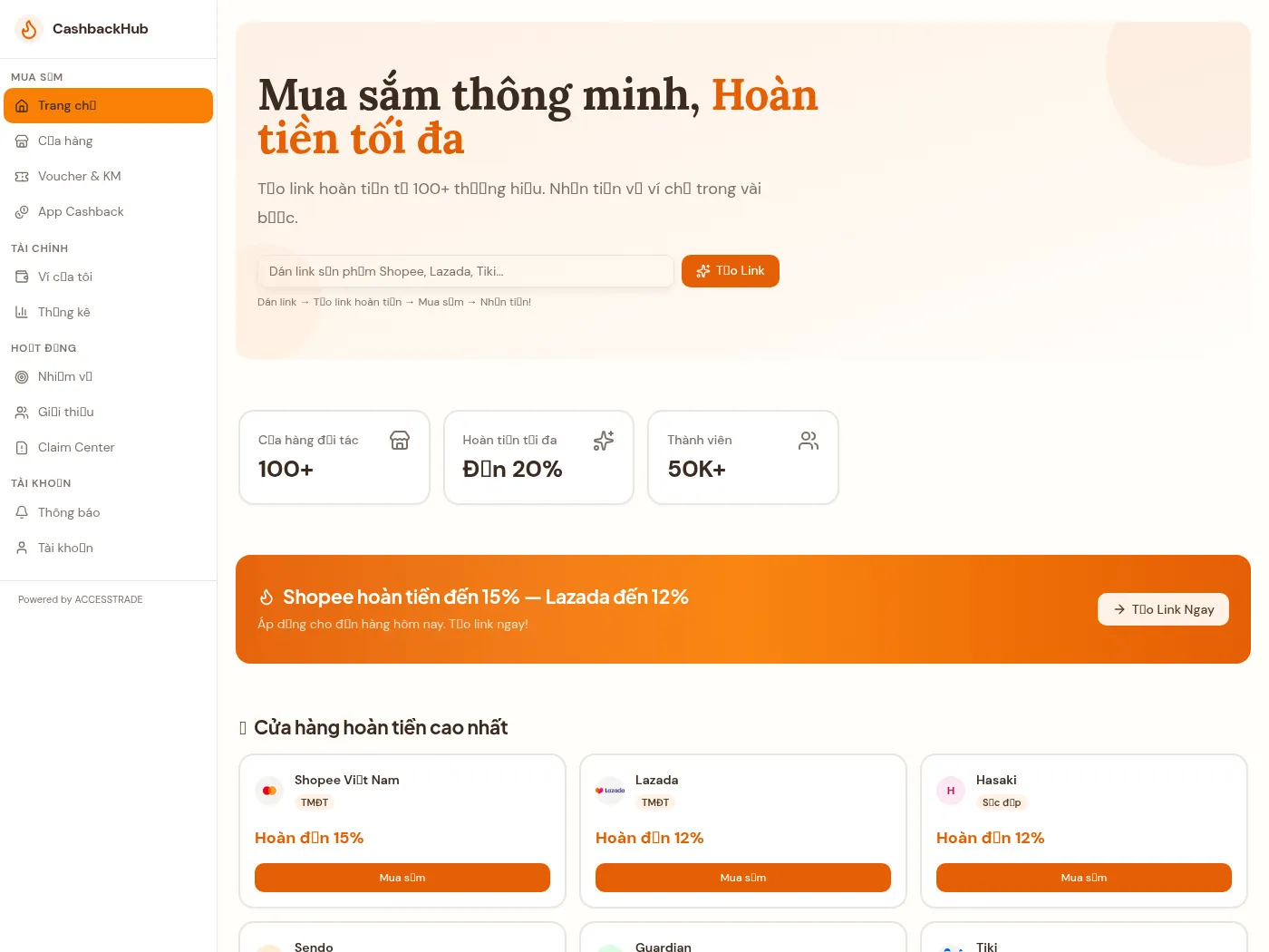 CashbackHub Pro