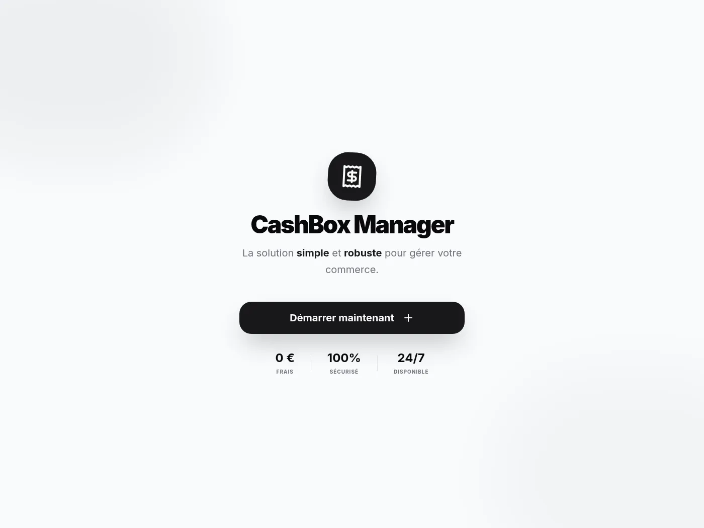 CashBox Manager