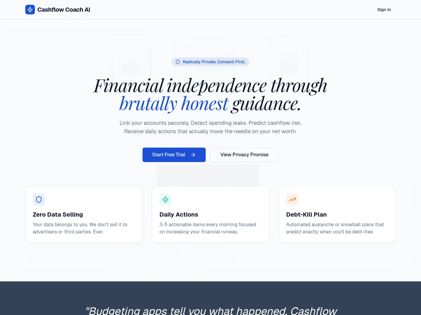 Cashflow Coach AI