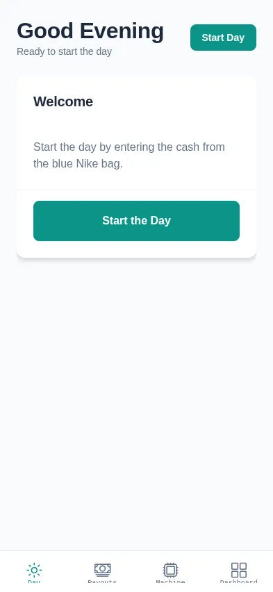 Cash Flow Daybook
