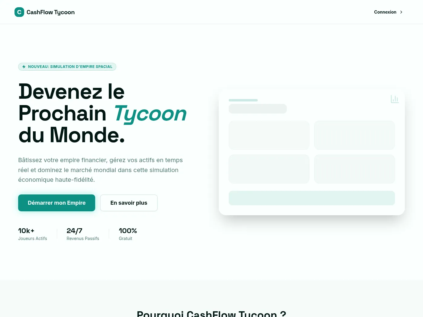 CashFlow Tycoon