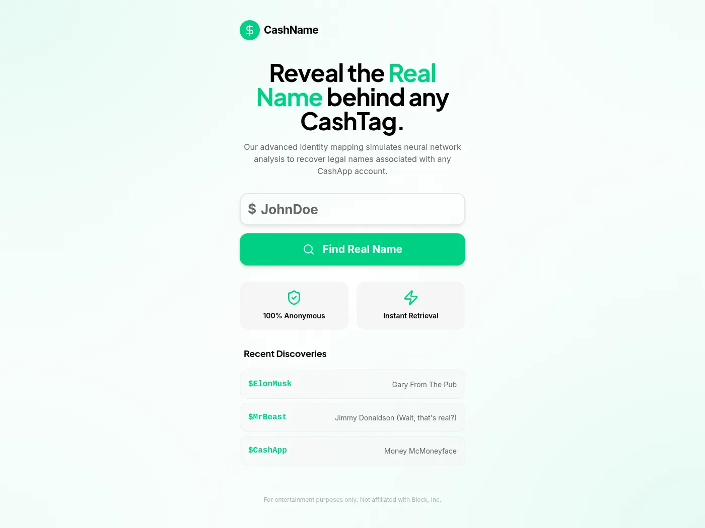 CashName Prank App