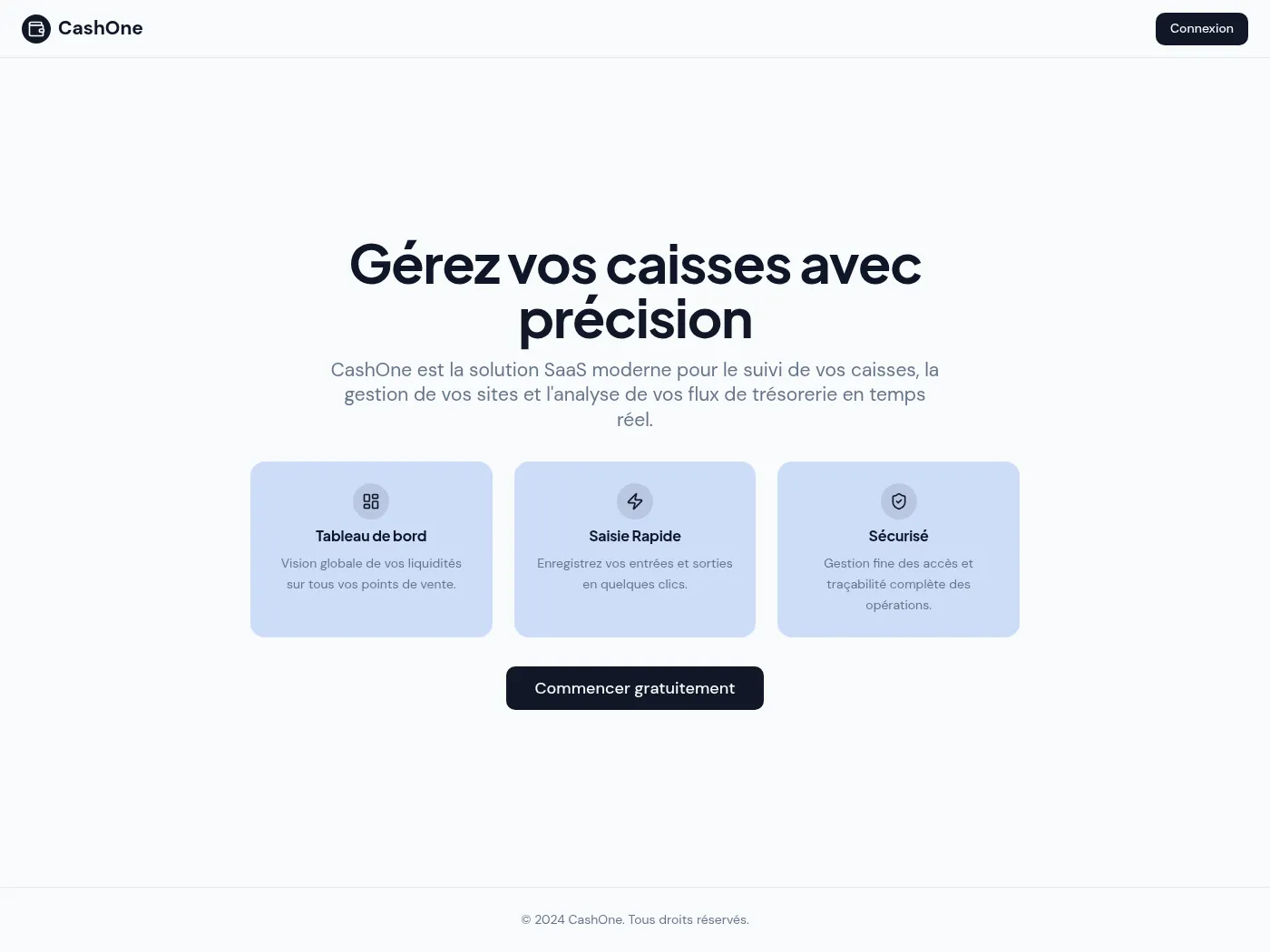 CashOne Multi-Site SaaS