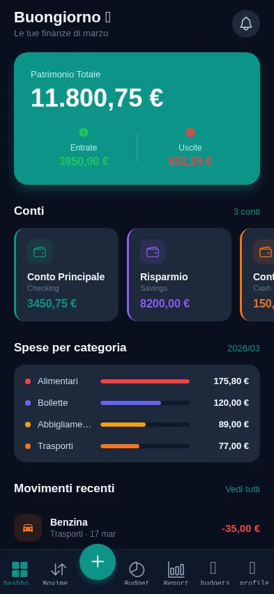 CashTrack Personal Finances