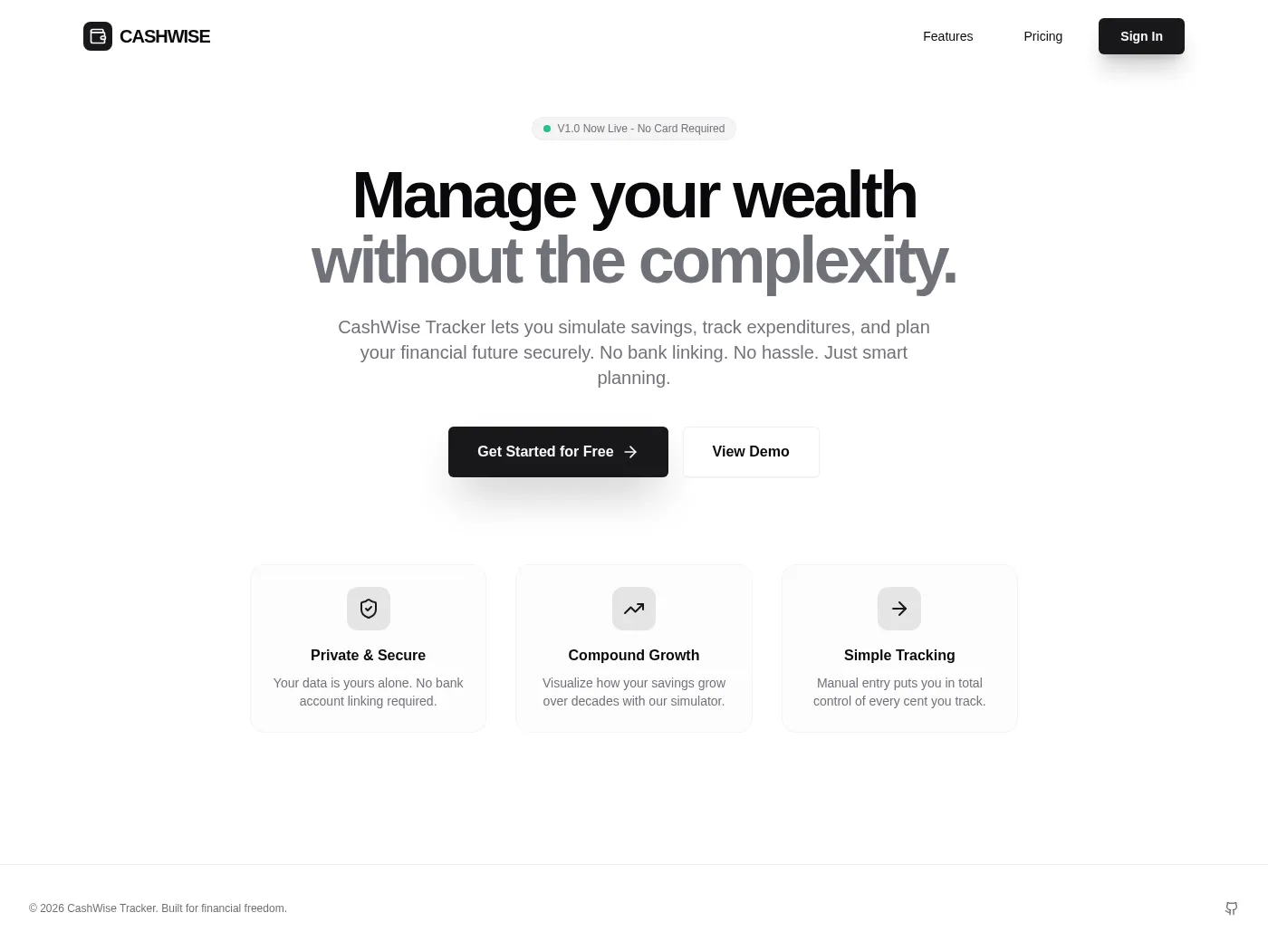 CashWise Tracker