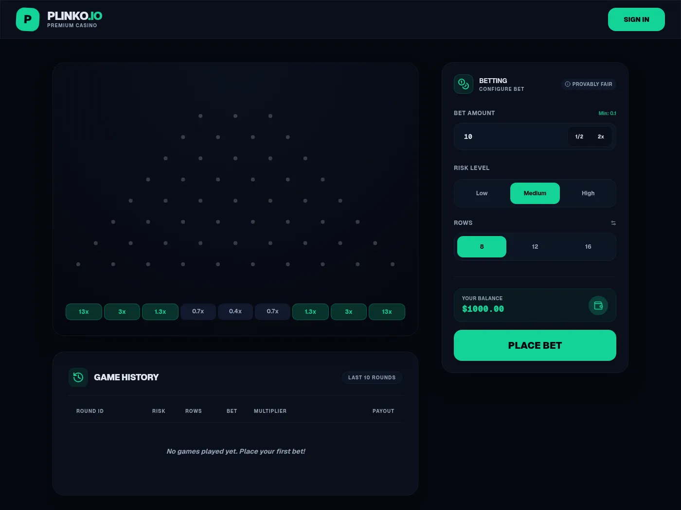 Casino Game Clone