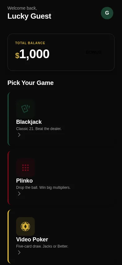 Casino Game Suite