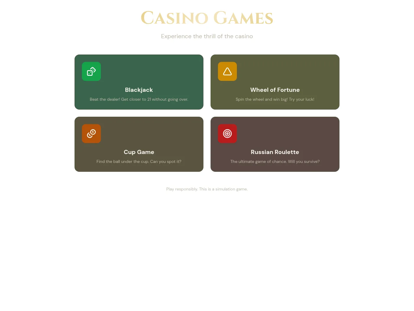 Casino Games Deluxe